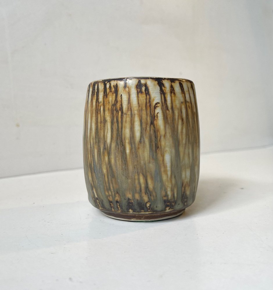 Vaso in gres smaltato di Gunnar Nylund per Rörstrand, anni '60 in ...