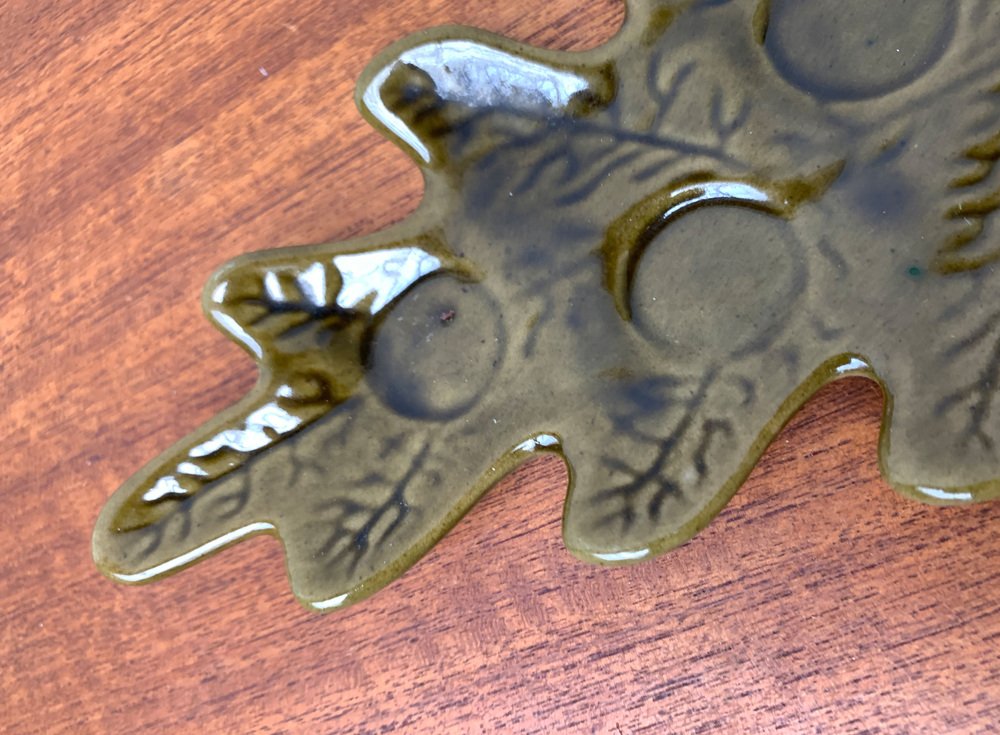 Ungarischer Vintage Schnapsglashalter aus Keramik von Magyarszombatfai ...