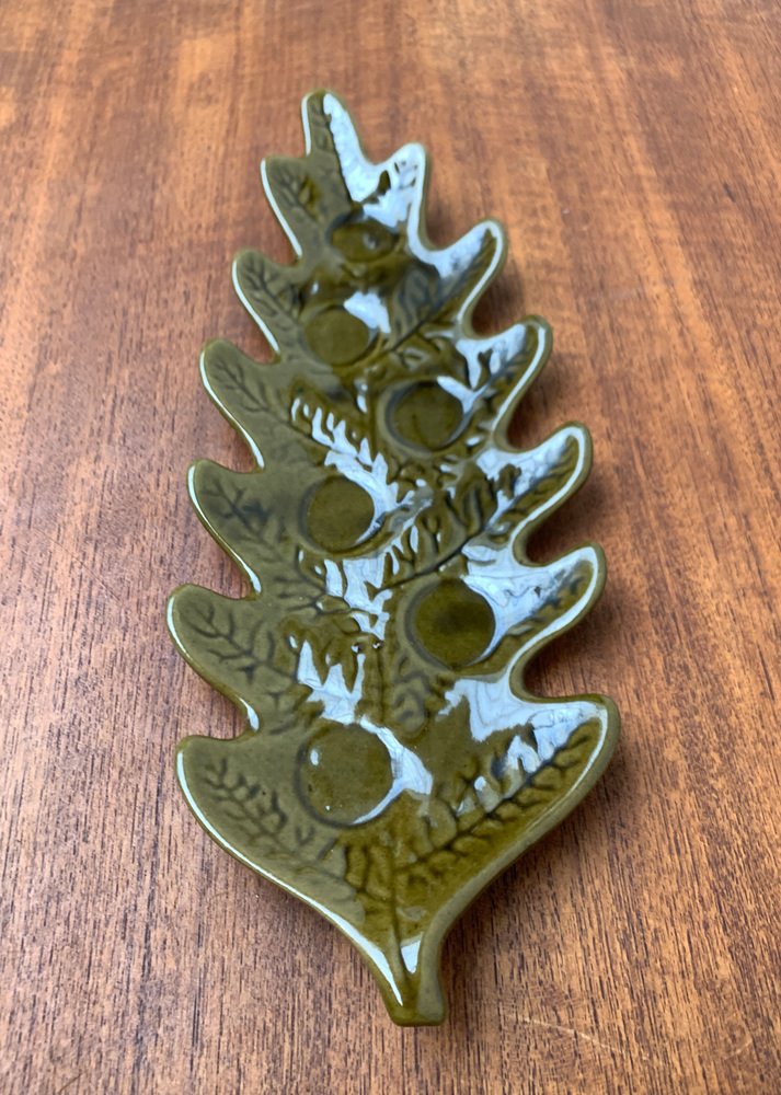 Ungarischer Vintage Schnapsglashalter aus Keramik von Magyarszombatfai ...