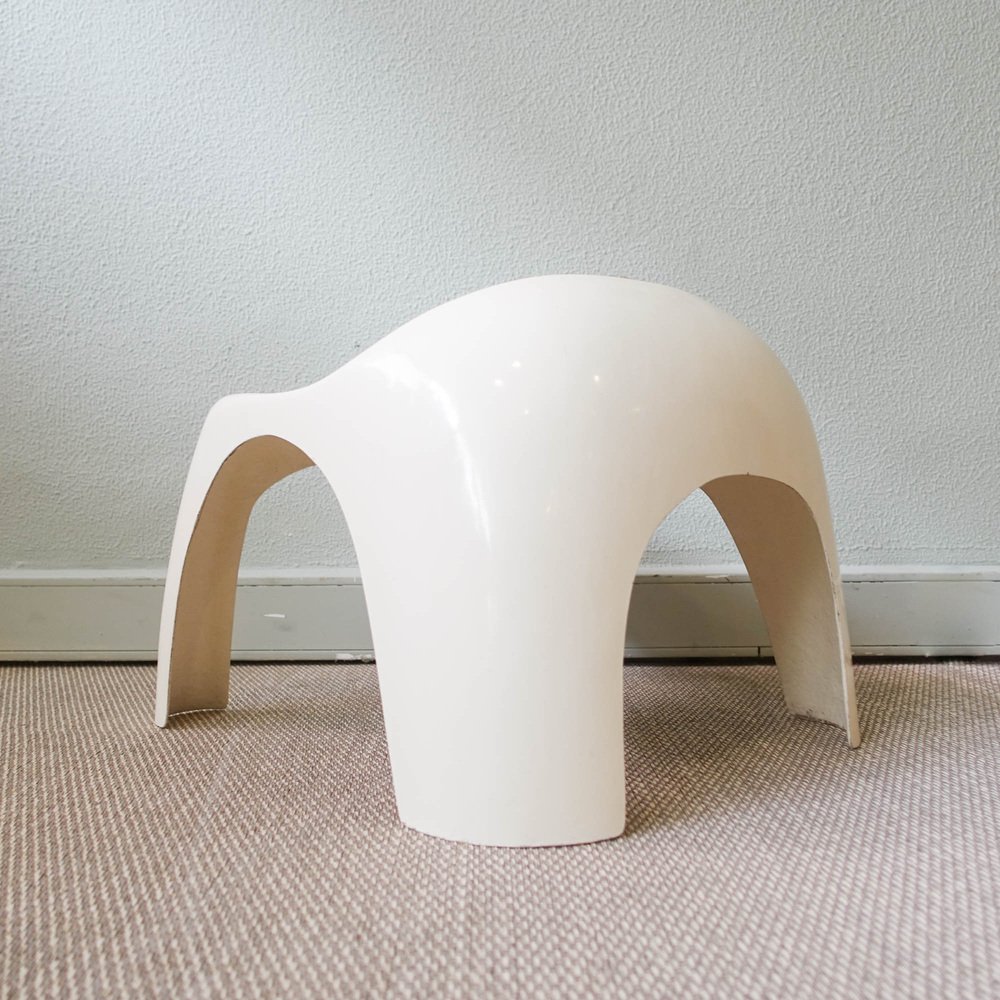 Portuguese Fiberglass Stool in the style of Efebino by Stacy Duke for ...