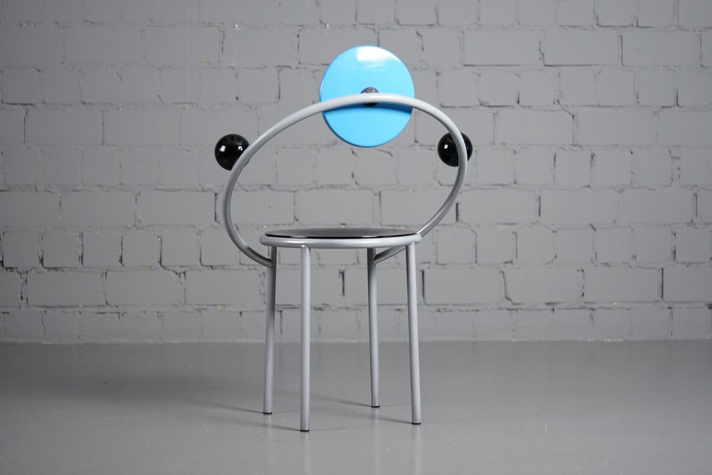 Postmodern First Chair by Michele De Lucchi for Memphis, 1980s for sale ...