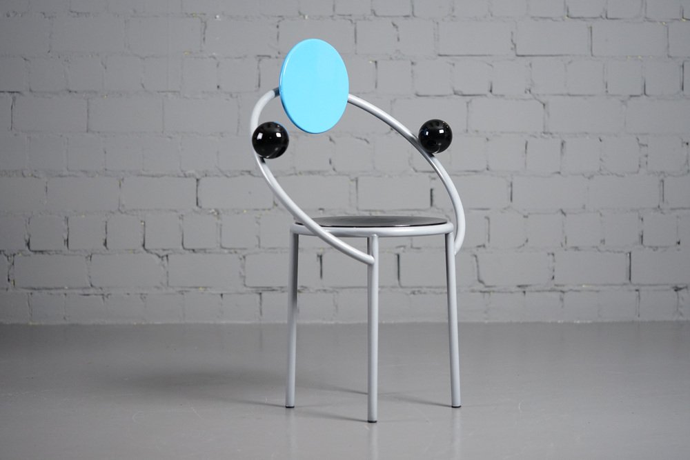 Postmoderner First Chair von Michele De Lucchi für Memphis, 1980er bei ...