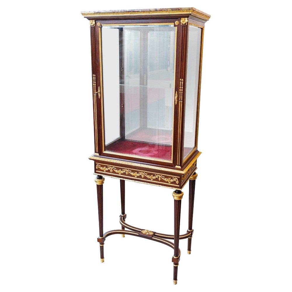 Late 19th Century Louis XVI Style Display Case for sale at Pamono