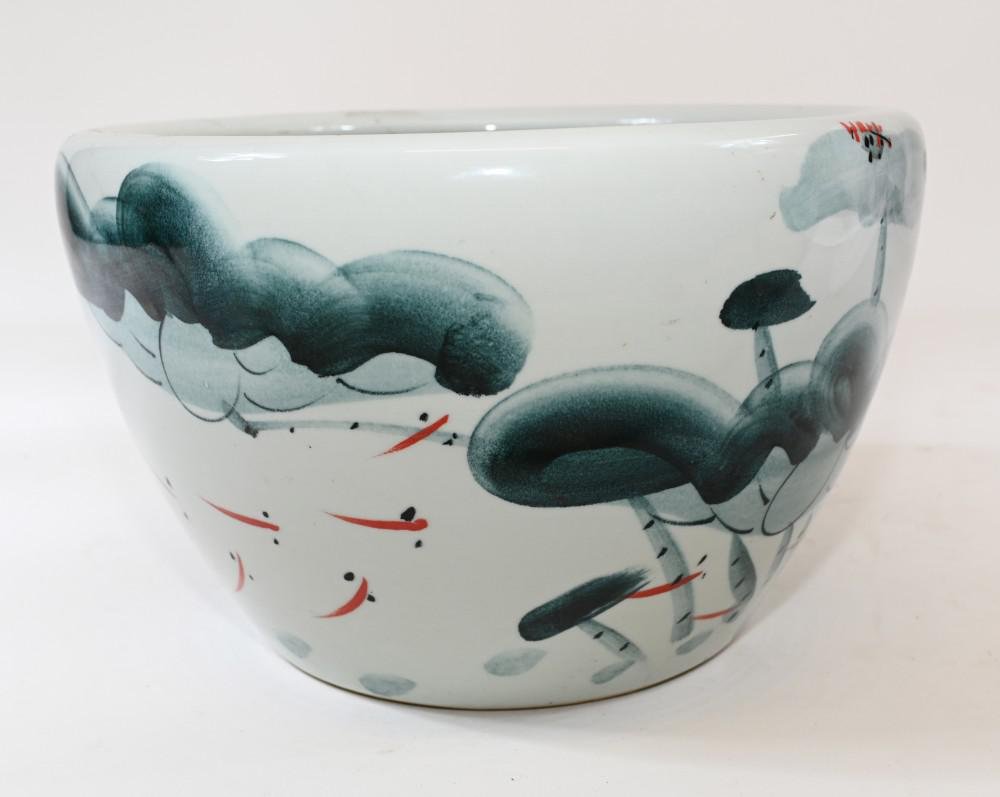 Large Japanese Porcelain Planter for sale at Pamono
