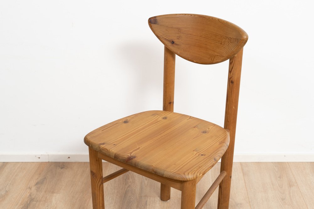 Wooden Dining Chair by Rainer Daumiller, 1970s for sale at Pamono