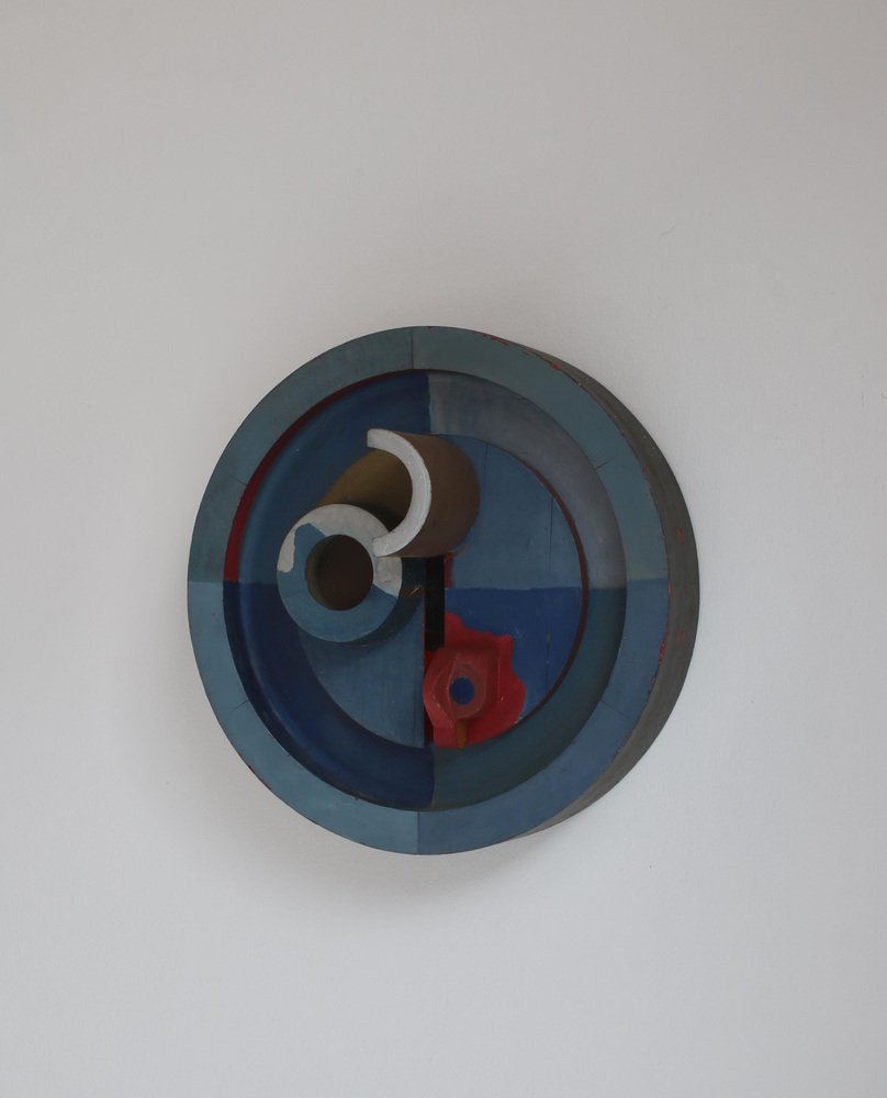 Painted Wood Wall Mounted Object from Erik Lagoni Jakobsen, Denmark ...
