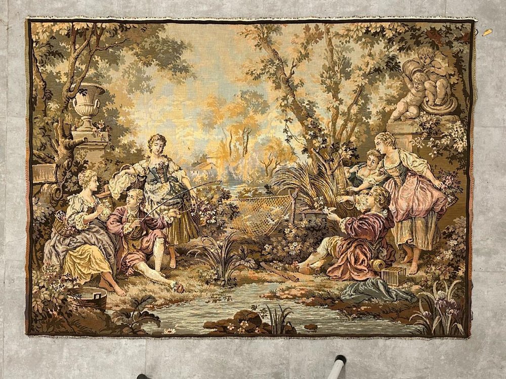 Arazzo Aubusson Jaquar vintage, anni '60 in vendita su Pamono