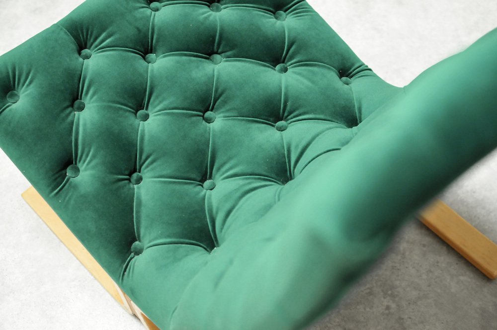 Vintage Green Lounge Chair for sale at Pamono