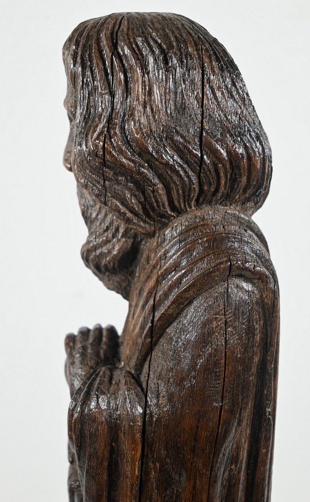 Statue of St Paul in Oak, Mid-1800s for sale at Pamono