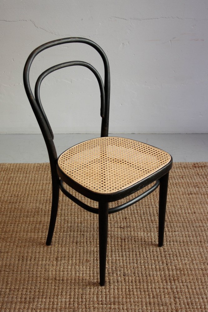 Modell 214 Esszimmerstühle von Michael Thonet für Thonet, 4er Set bei ...