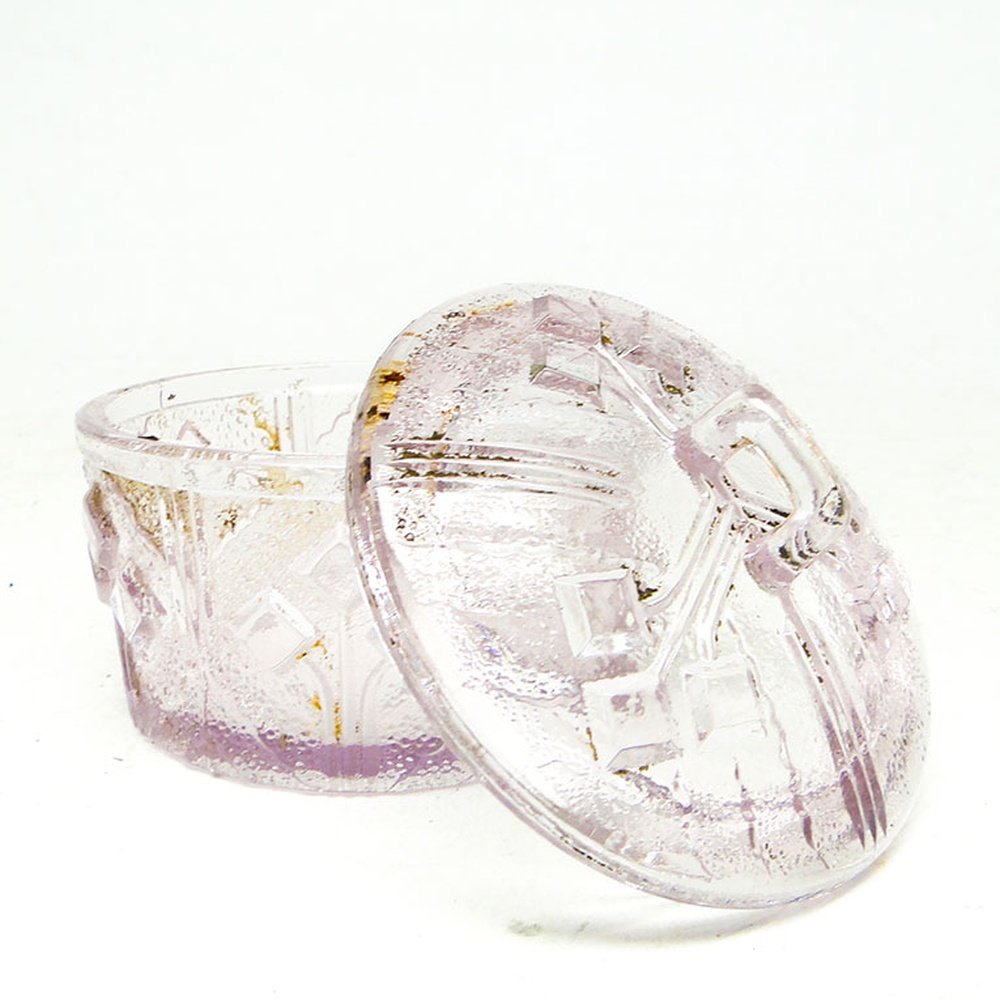 Polish Art Nouveau Caviar Box from Ząbkowice Glassworks, 1900s for sale ...