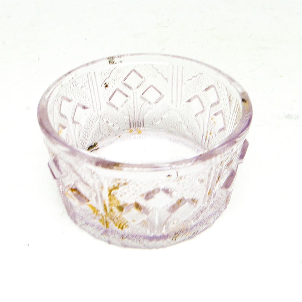 Polnische Art Nouveau Kaviar Box von Ząbkowice Glassworks, 1900er bei ...