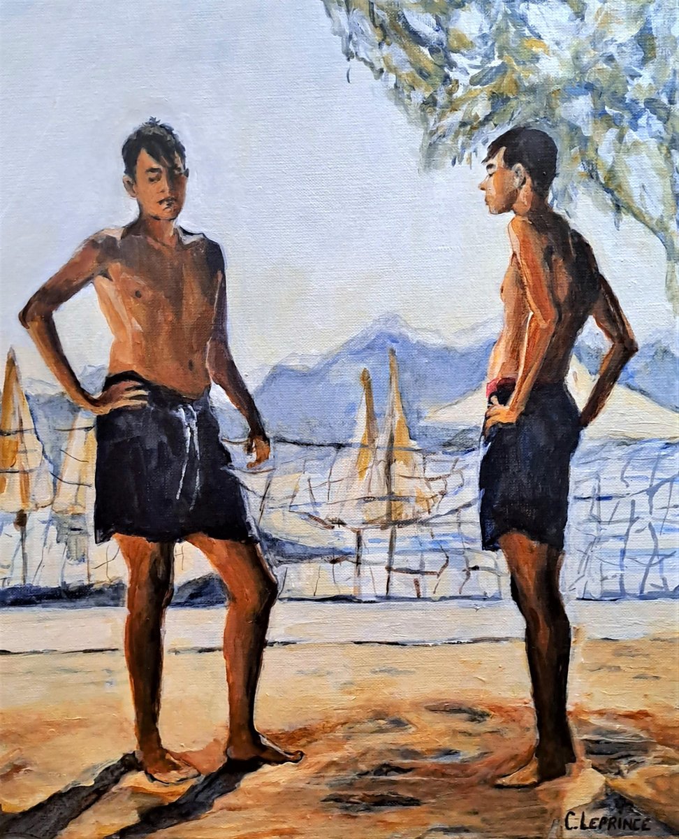 Carole Leprince, Imperia, 2022, Acrylic on Canvas for sale at Pamono