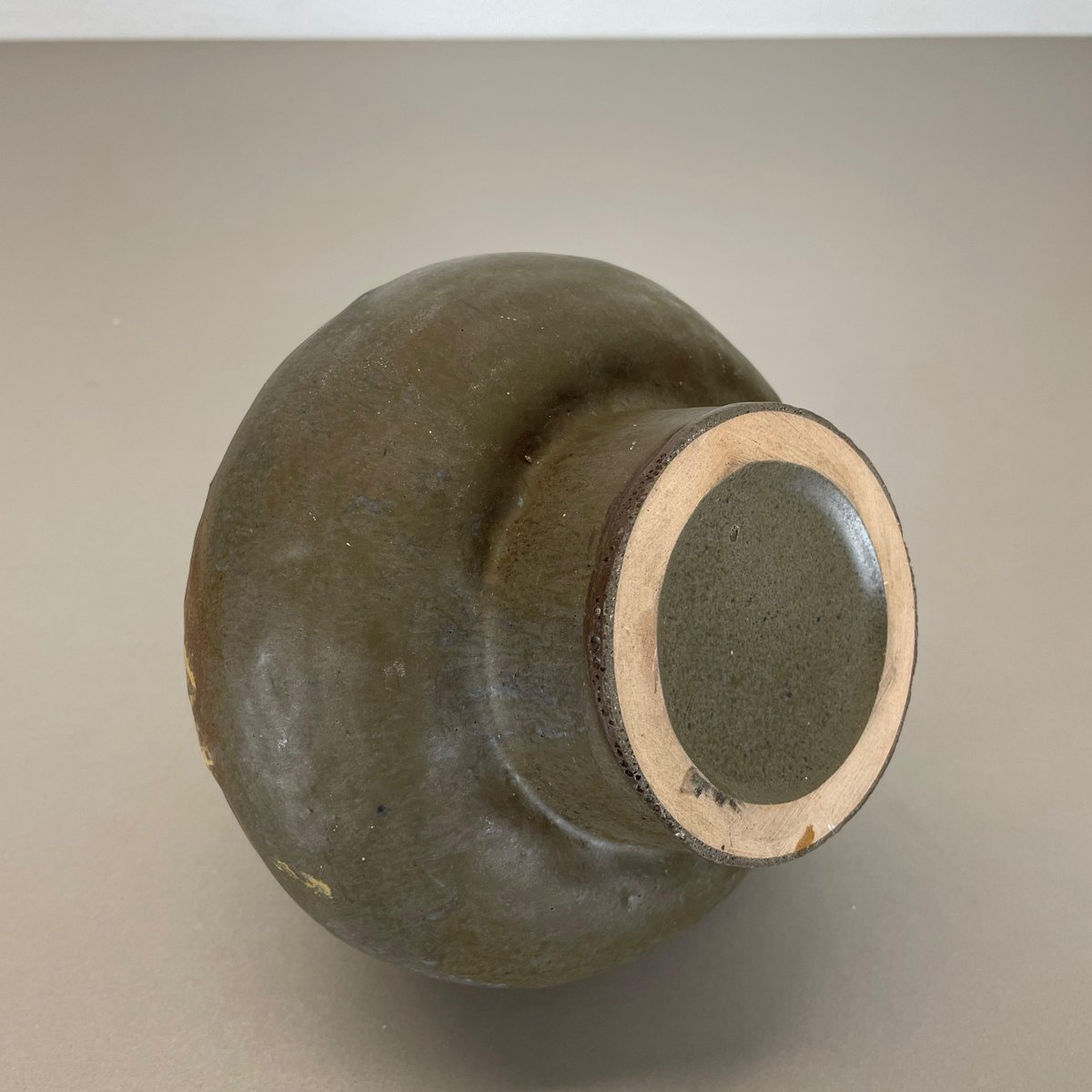 Super Pottery Fat Lava Multi-Color 816-1 Vase attributed to Ruscha ...