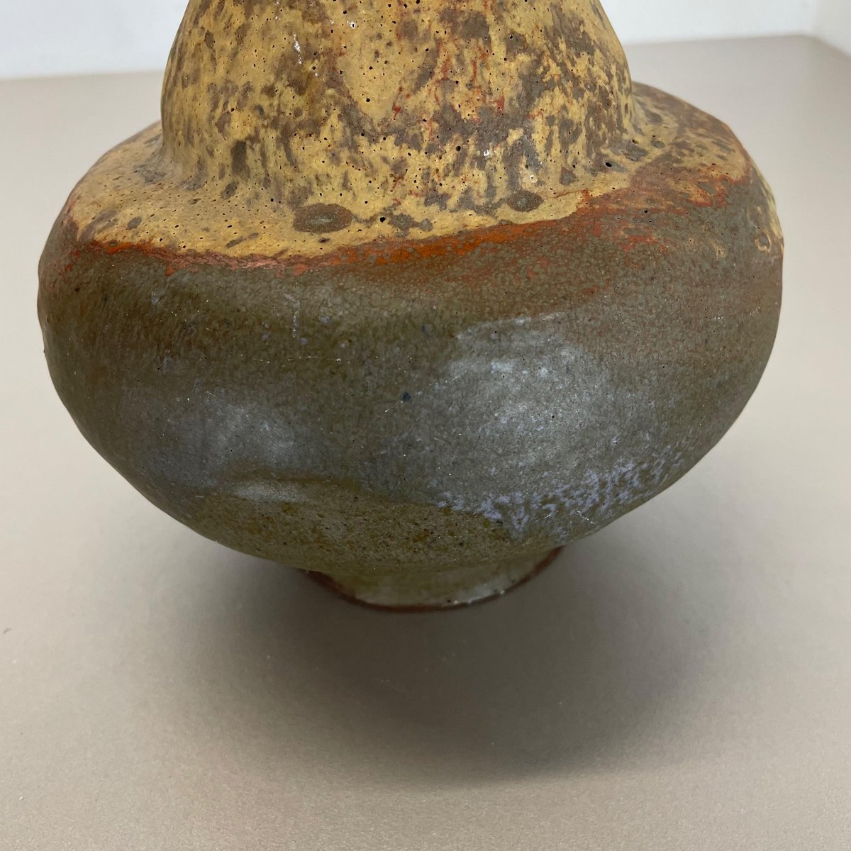 Super Pottery Fat Lava Multi-Color 816-1 Vase attributed to Ruscha ...