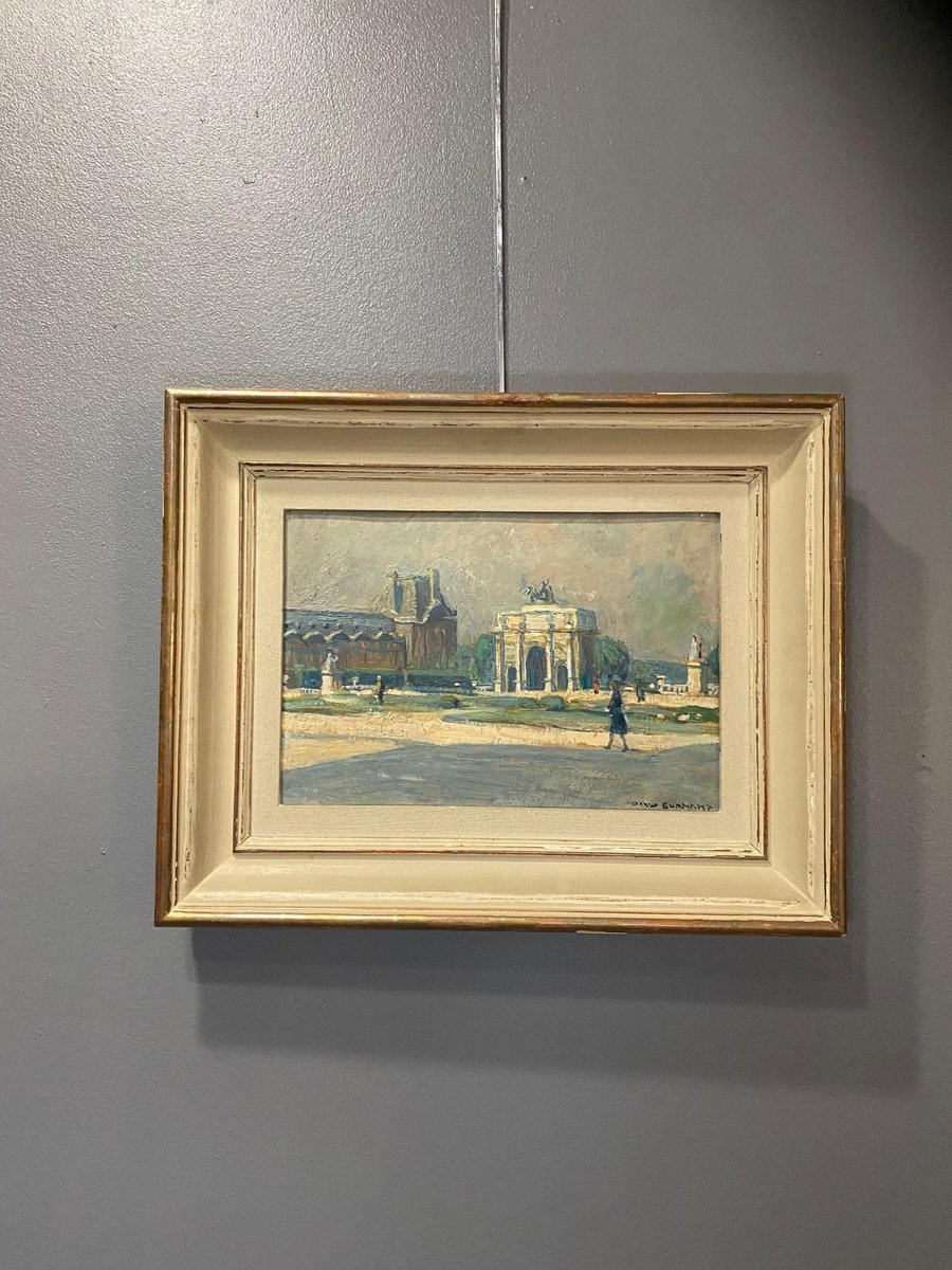 David Arnold Burnand, Arc de Triomphe du Carrousel, Paris, 1920s, Oil ...