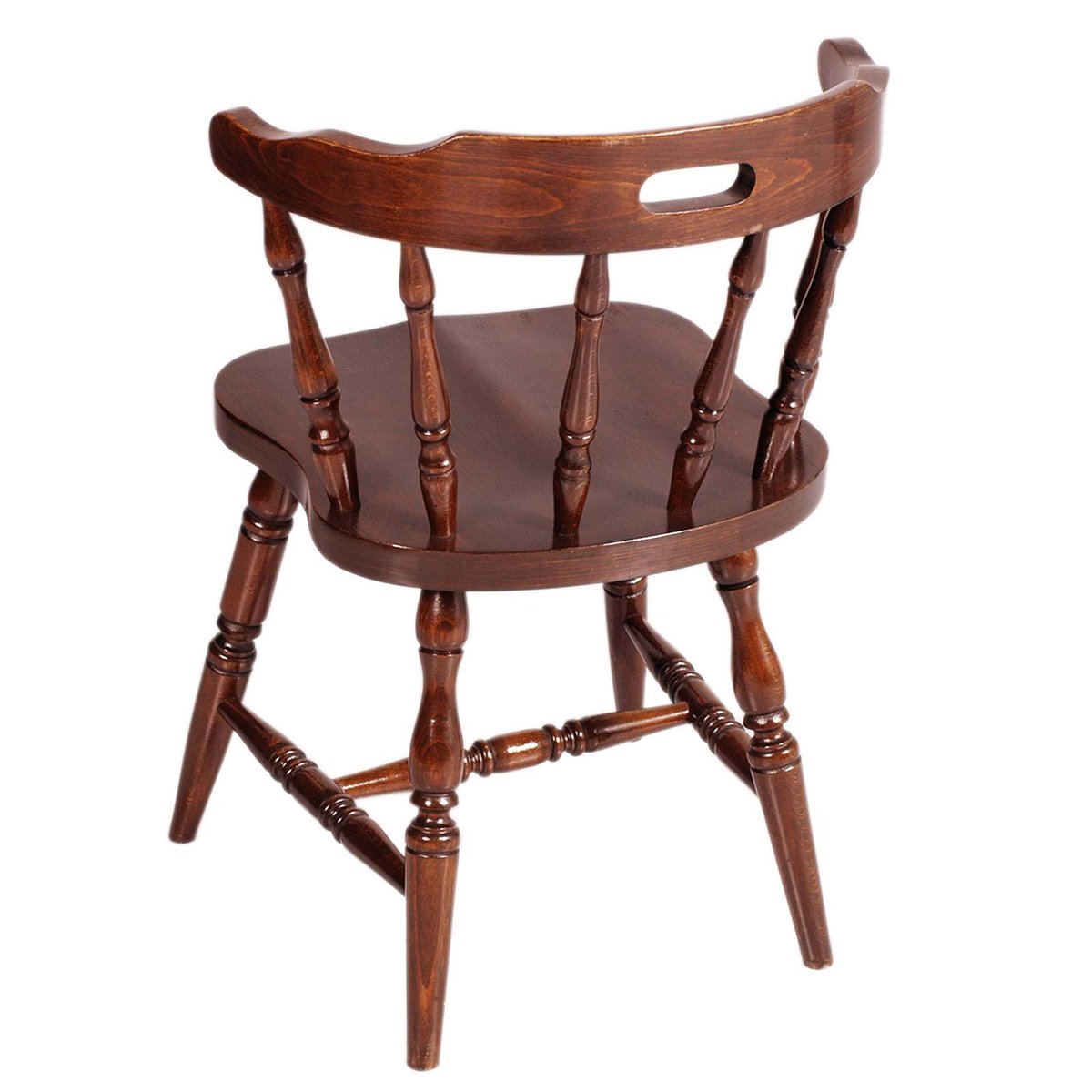 Old America Style Chairs in Chestnut, 1950s, Set of 4 for sale at Pamono