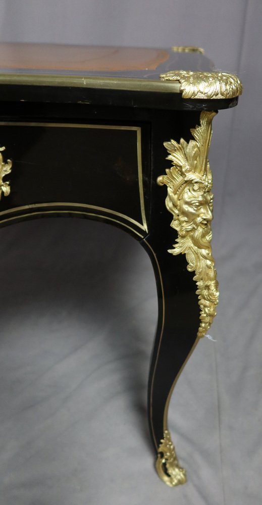 Louis XV Office Desk in Blackened Wood for sale at Pamono