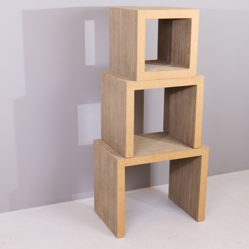 Easy Edges Series Set Tables by Frank Gehry for Vitra, 2001, Set of 3 ...