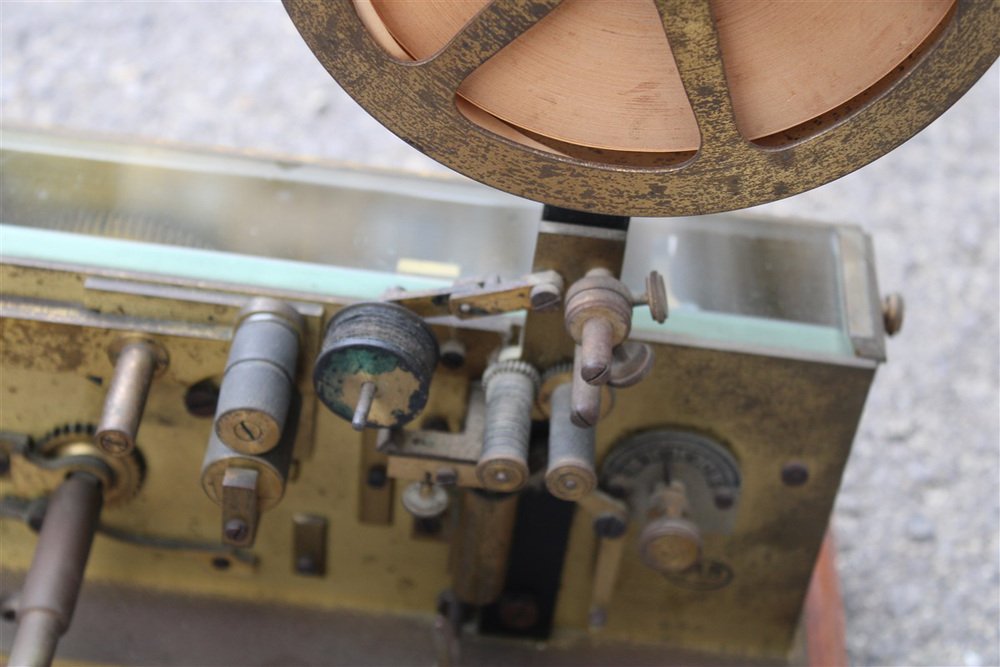 Italian Morse Telegraph in Brass, 1880s for sale at Pamono