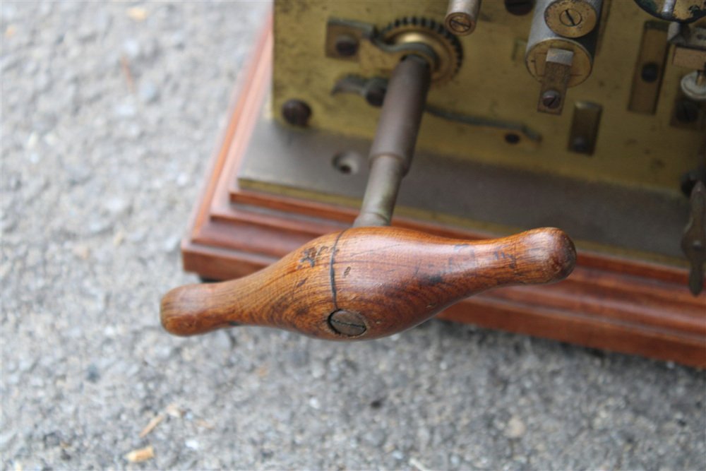 Italian Morse Telegraph in Brass, 1880s for sale at Pamono