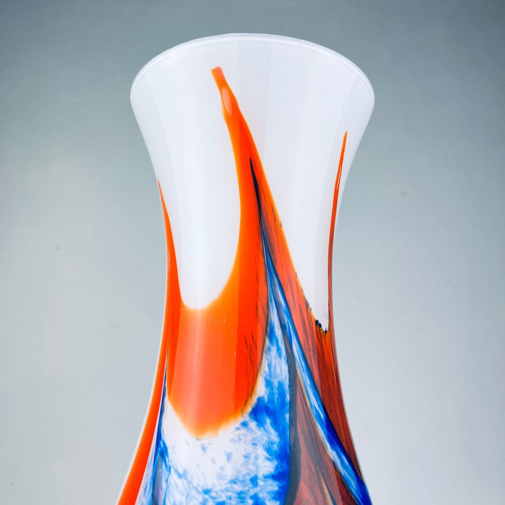 Hand-Cut Murano Glass Vase by Carlo Moretti, Italy, 1970s for sale at ...