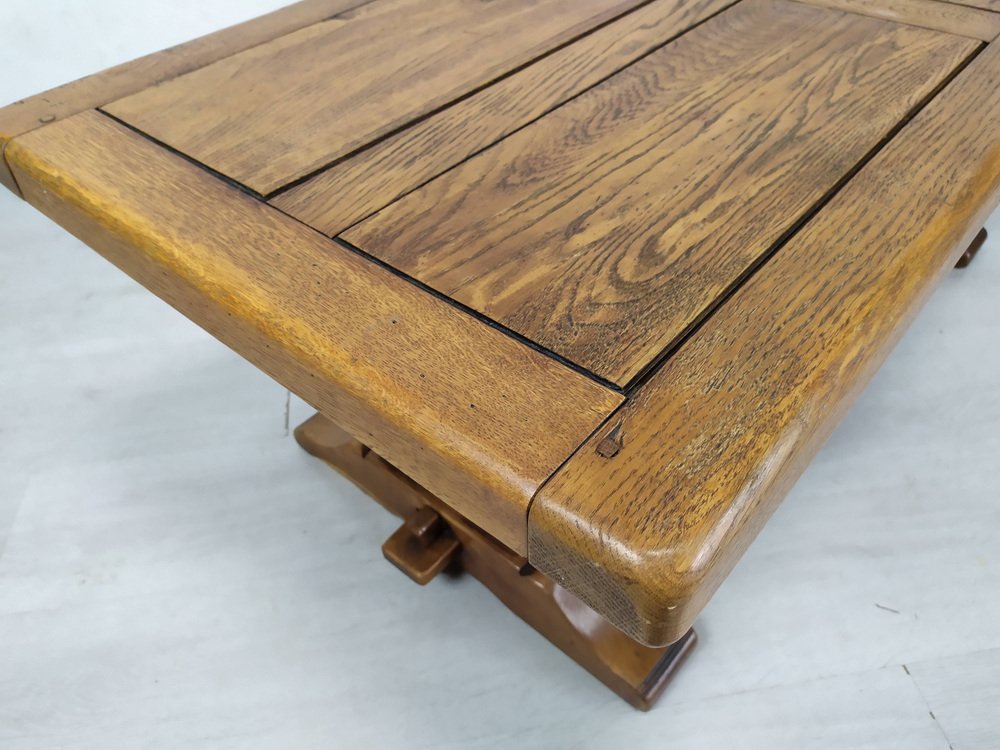 Oak Monastery Coffee Table, 1970s for sale at Pamono