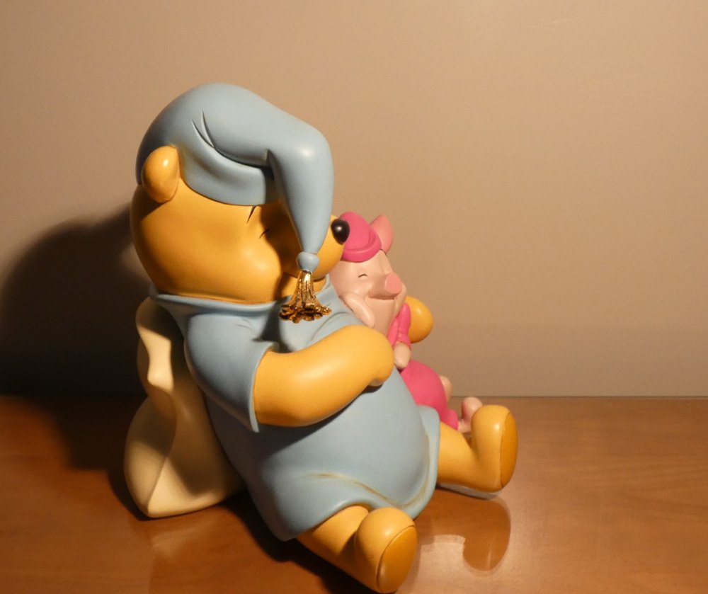 Ceramic & Resin Winnie the Pooh & Piglet Figurine by Peter Mook for ...