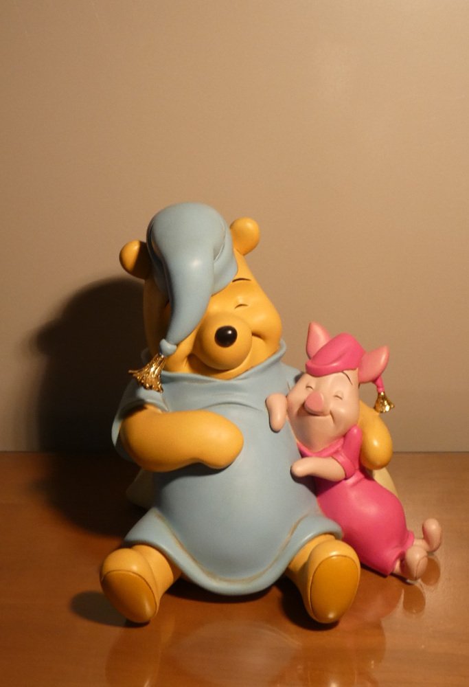Ceramic & Resin Winnie the Pooh & Piglet Figurine by Peter Mook for ...