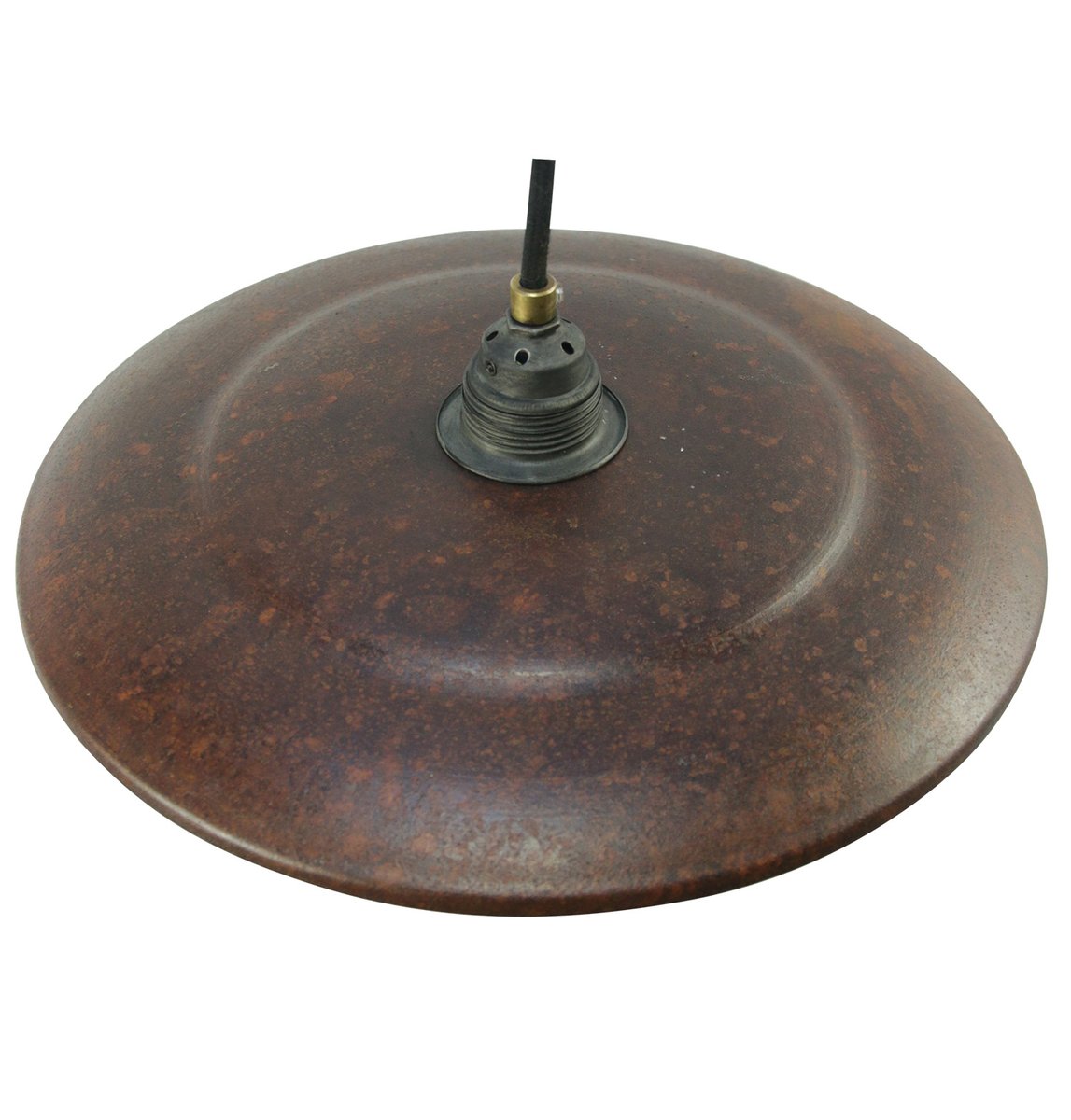Vintage Industrial Rust Iron Pendant Lamp for sale at Pamono