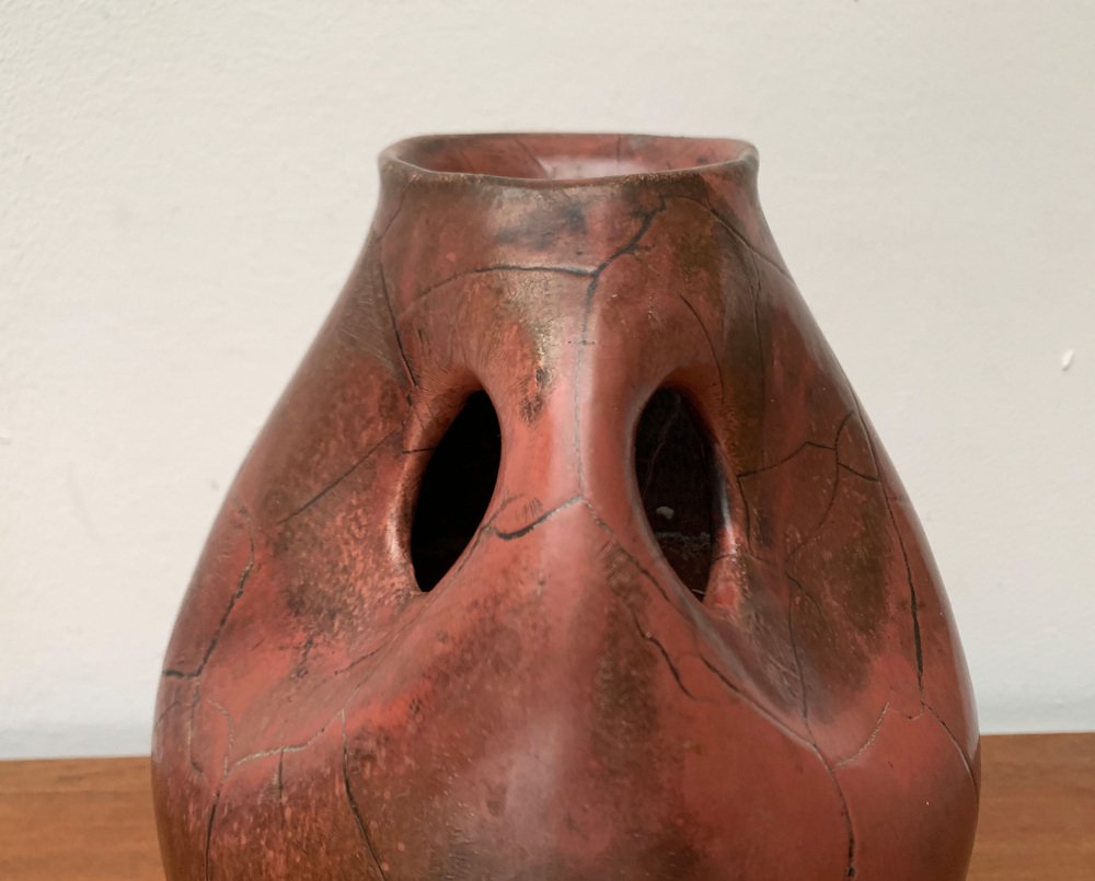 Art Deco German Studio Pottery Jug Carafe with Handle Hole by Paul ...