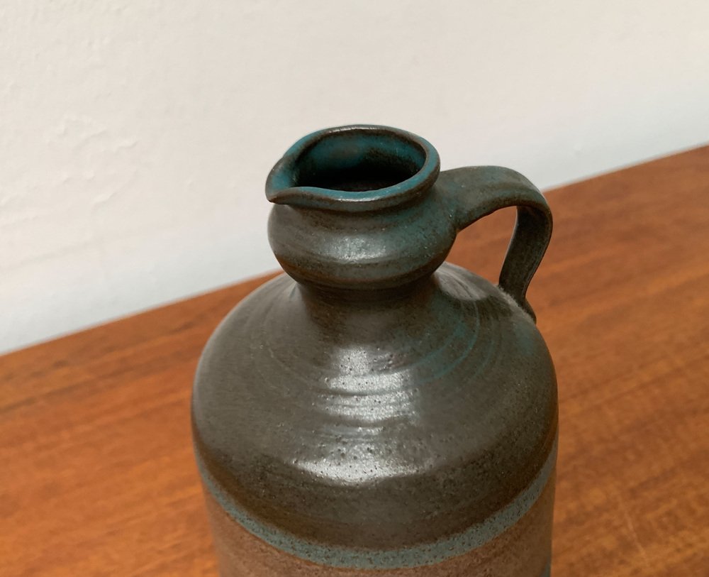 Mid-Century Minimalist Studio Pottery Carafe Vase, 1960s for sale at Pamono