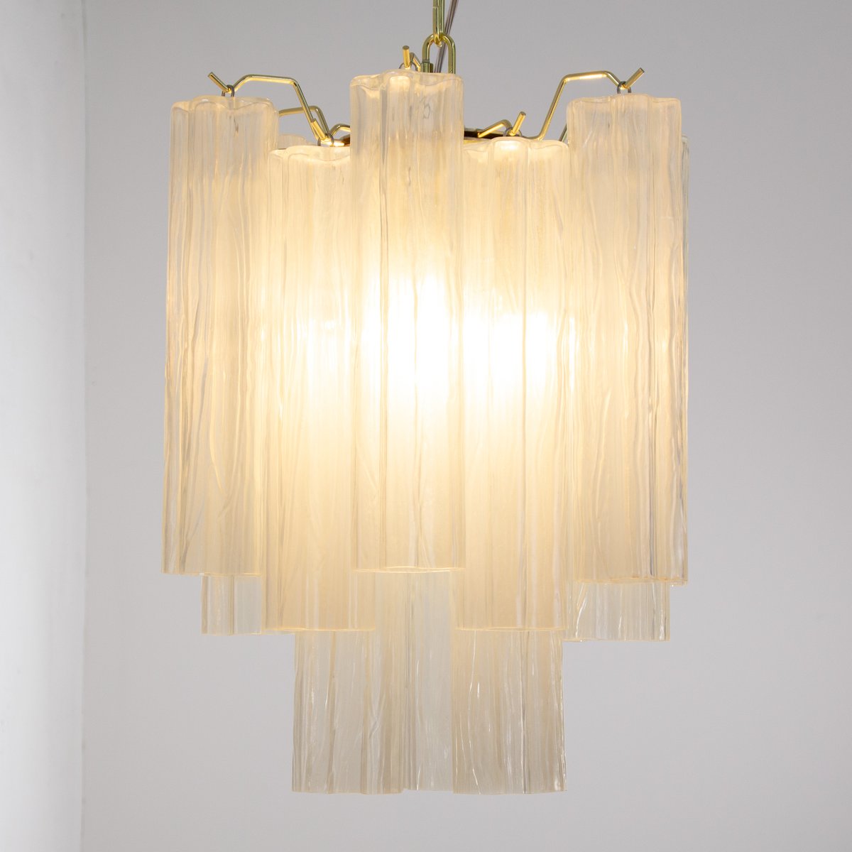 Opalino Murano Classic Opal Glass Chandelier, Italy, 1990s for sale at ...