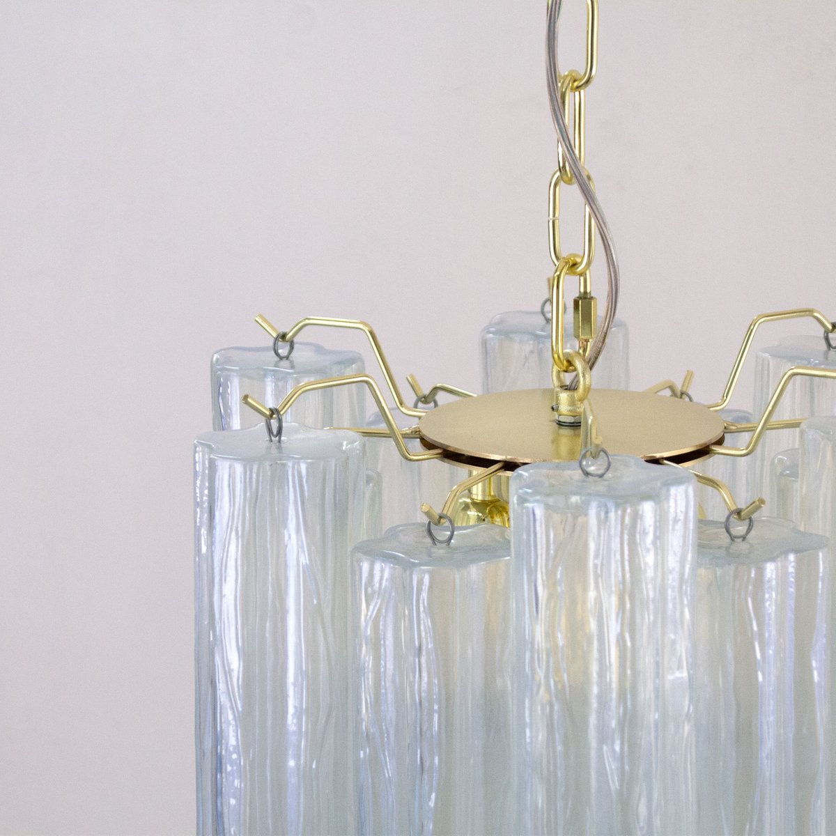 Opalino Murano Classic Opal Glass Chandelier, Italy, 1990s for sale at ...