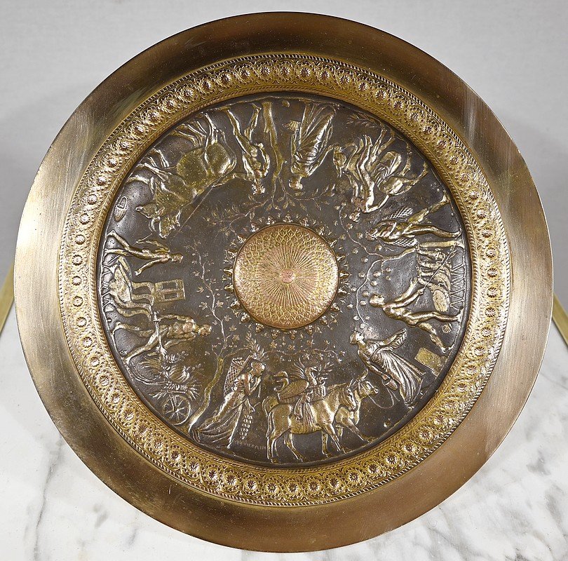 19th century Gilt Bronze Tazza Cup by F. Levillain, F. Barbedienne for ...