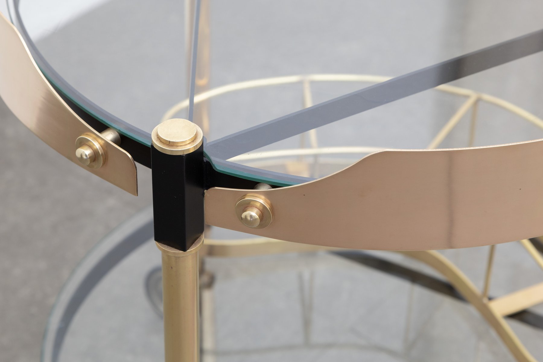 Brass Trolley from Fontana Arte, 1950s for sale at Pamono