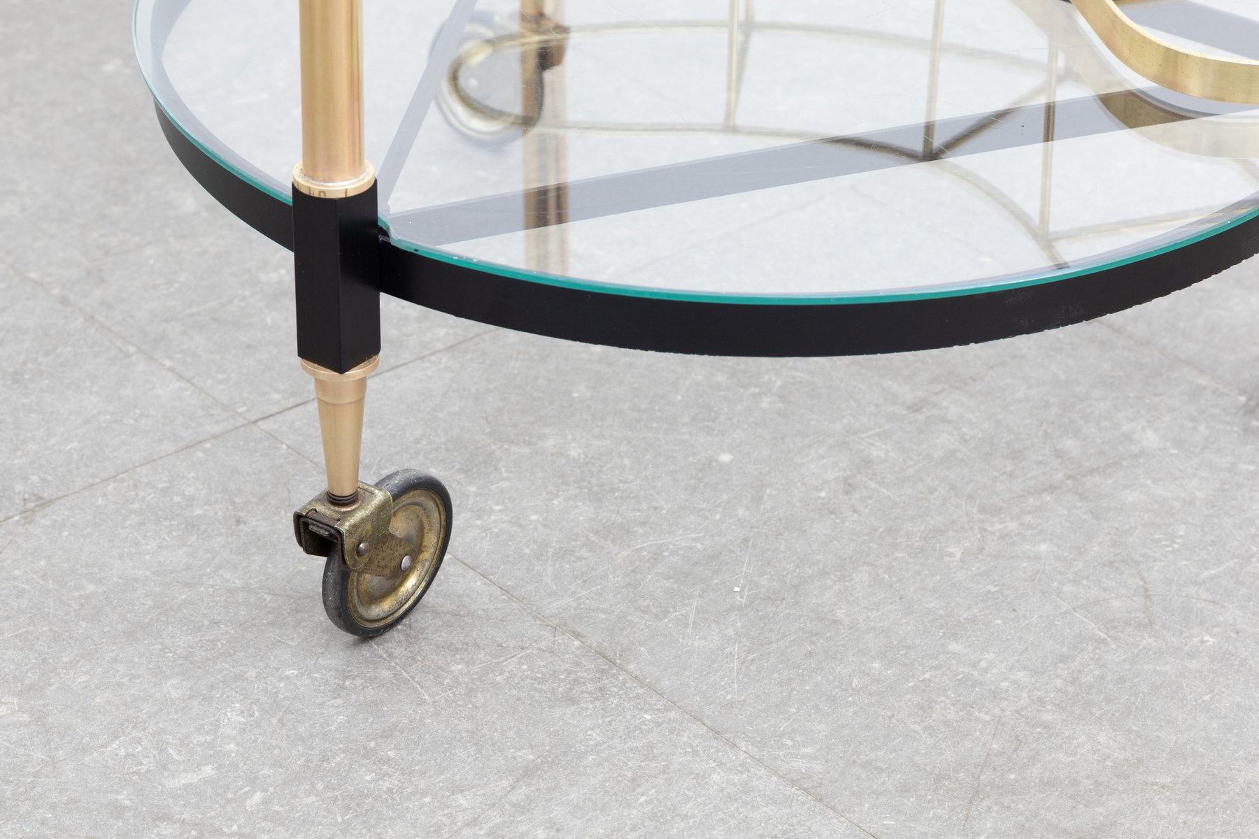 Brass Trolley from Fontana Arte, 1950s for sale at Pamono