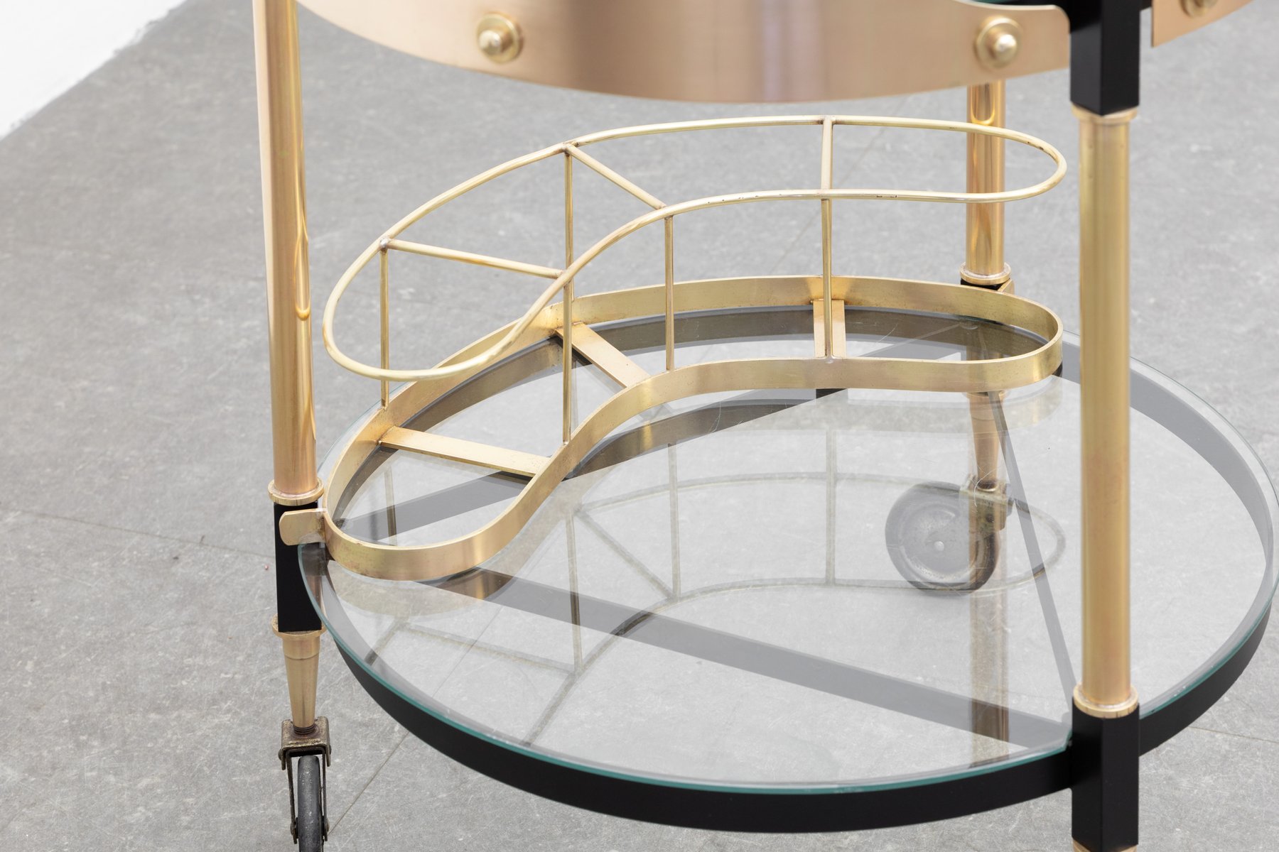 Brass Trolley from Fontana Arte, 1950s for sale at Pamono