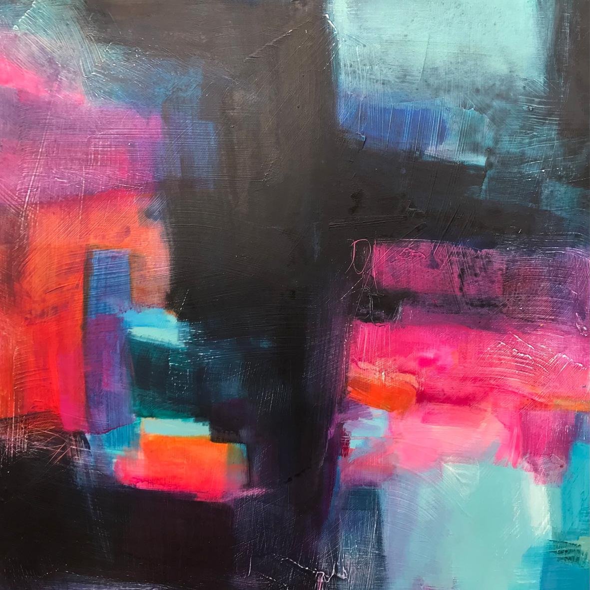 Emma Griffin, Gower Sunset, 2022, Oil on Canvas for sale at Pamono