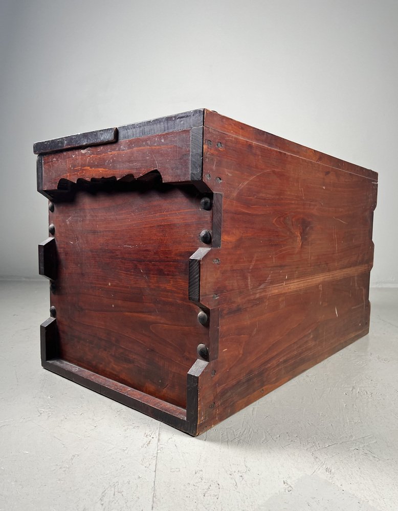 Japanese Box with Metal Studs, 1930 for sale at Pamono