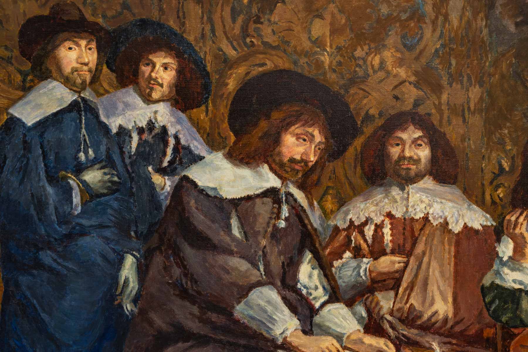 L'Académie, 19th Century, Oil on Canvas, Framed for sale at Pamono