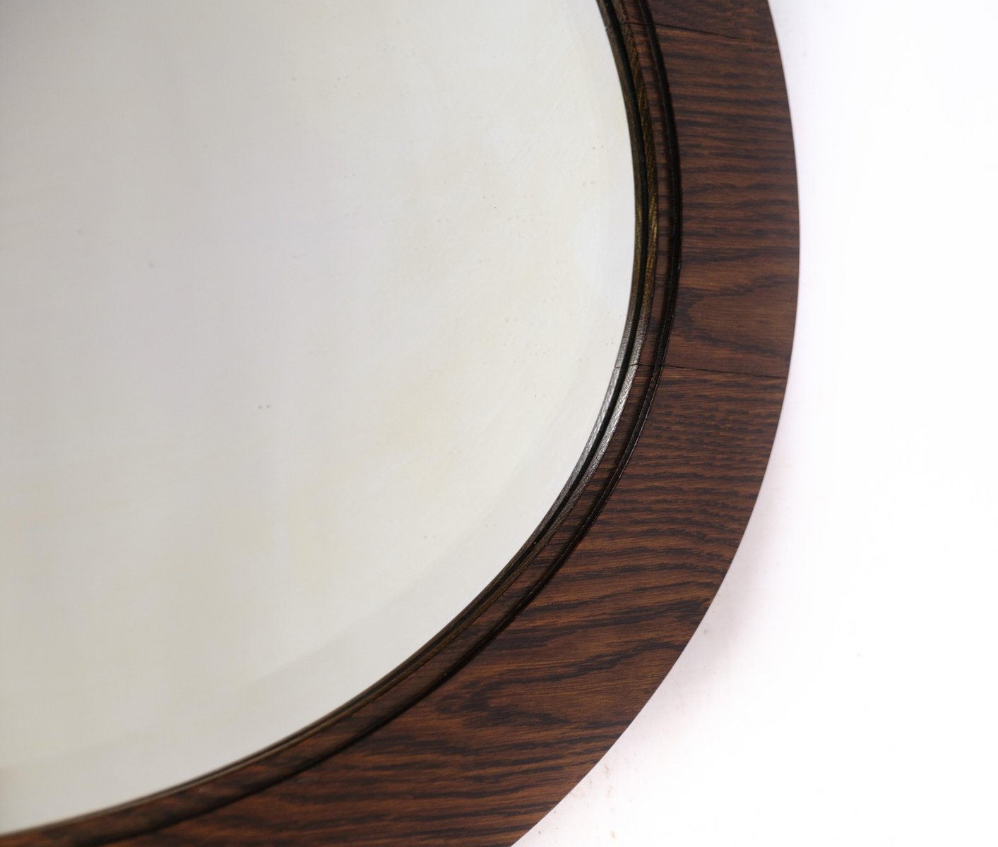 Mirror in Stained Oak Frame, 1910s for sale at Pamono
