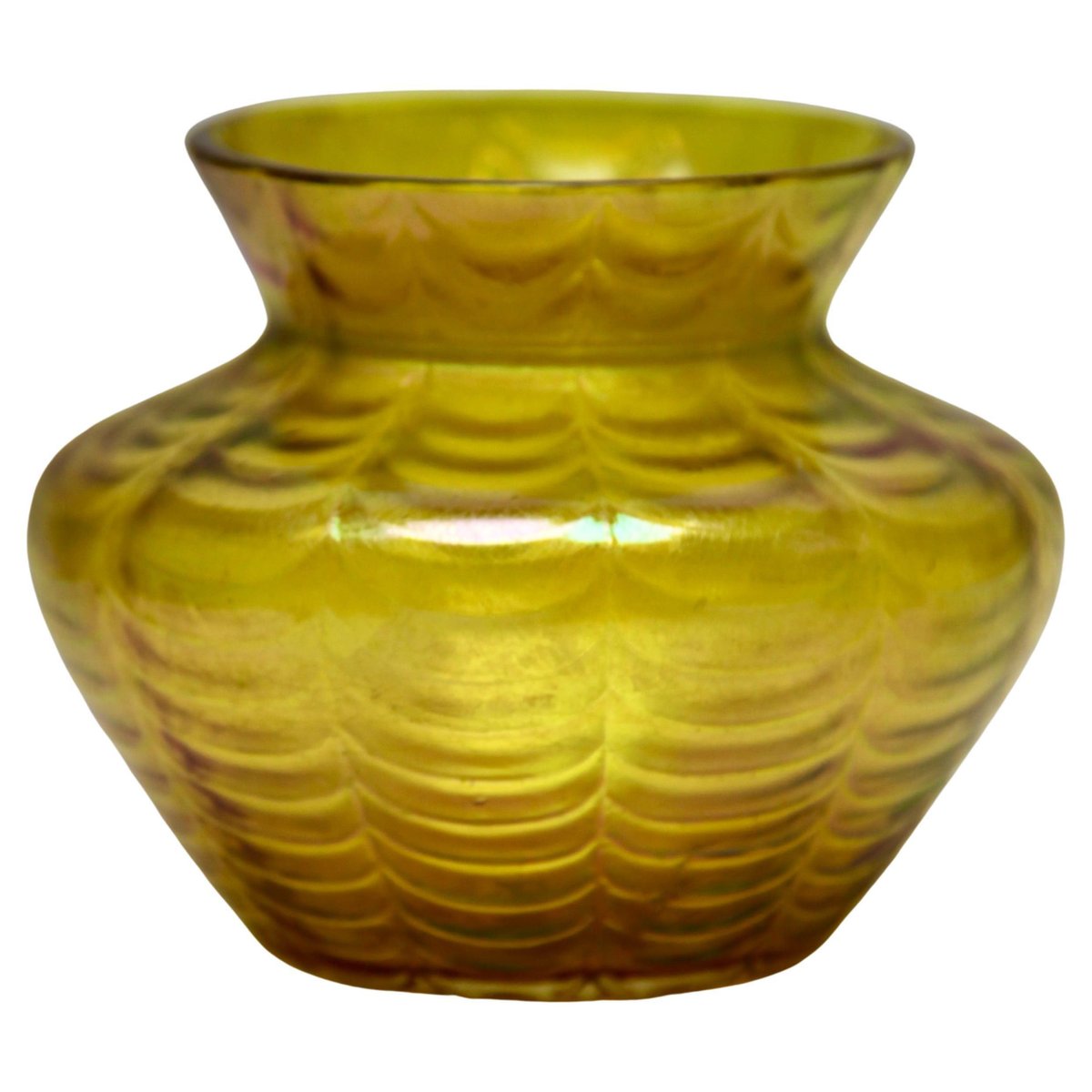 Art Nouveau Vase in Irradiated Glass from Loetz, 1900s for sale at Pamono