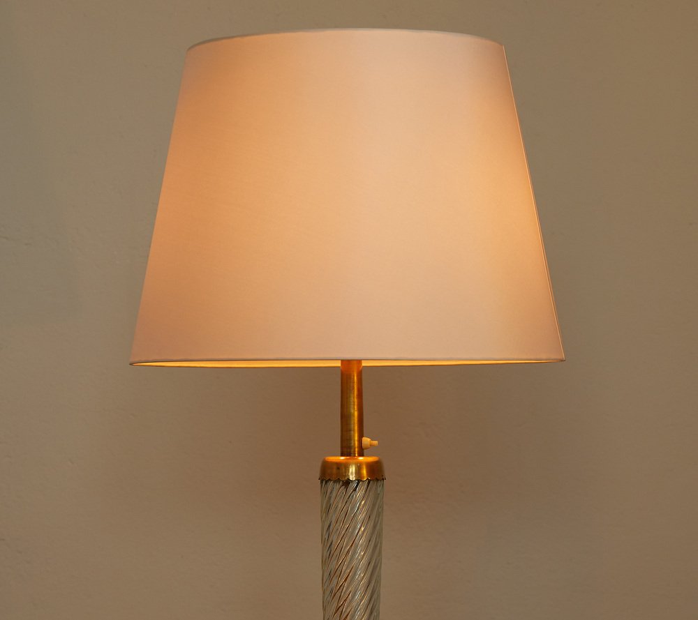 Model N ° 529 Blown Glass Floor Lamp by Carlo Scarpa for Venini, 1942 ...