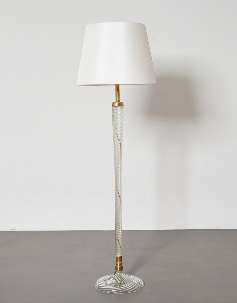 Model N ° 529 Blown Glass Floor Lamp by Carlo Scarpa for Venini, 1942 ...