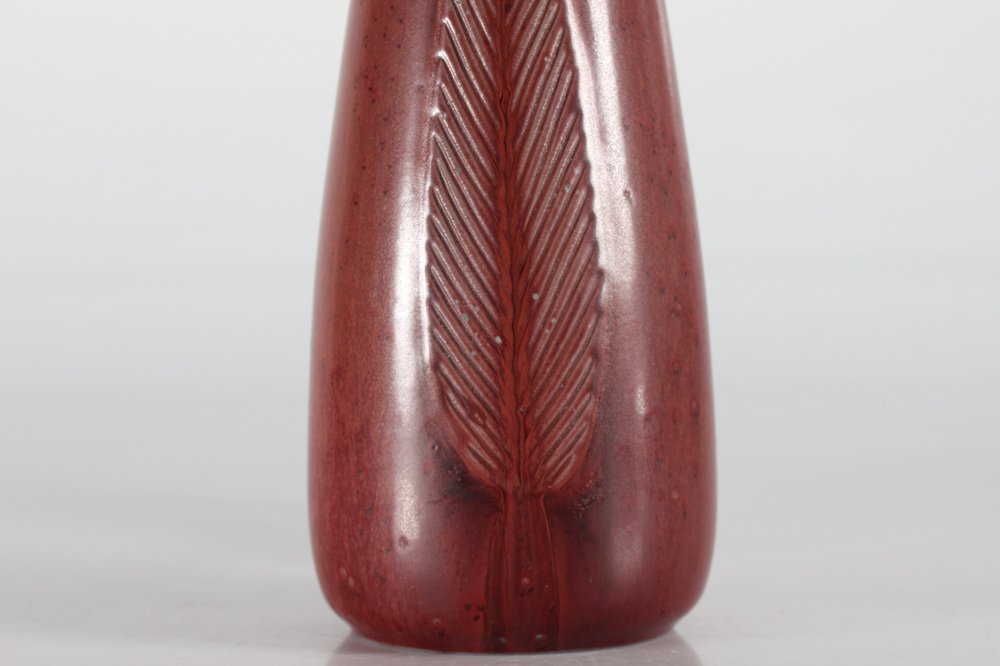 Ox Blood Stoneware Table Lamp by Gerd Bøgelund, Denmark, 1960s for sale ...