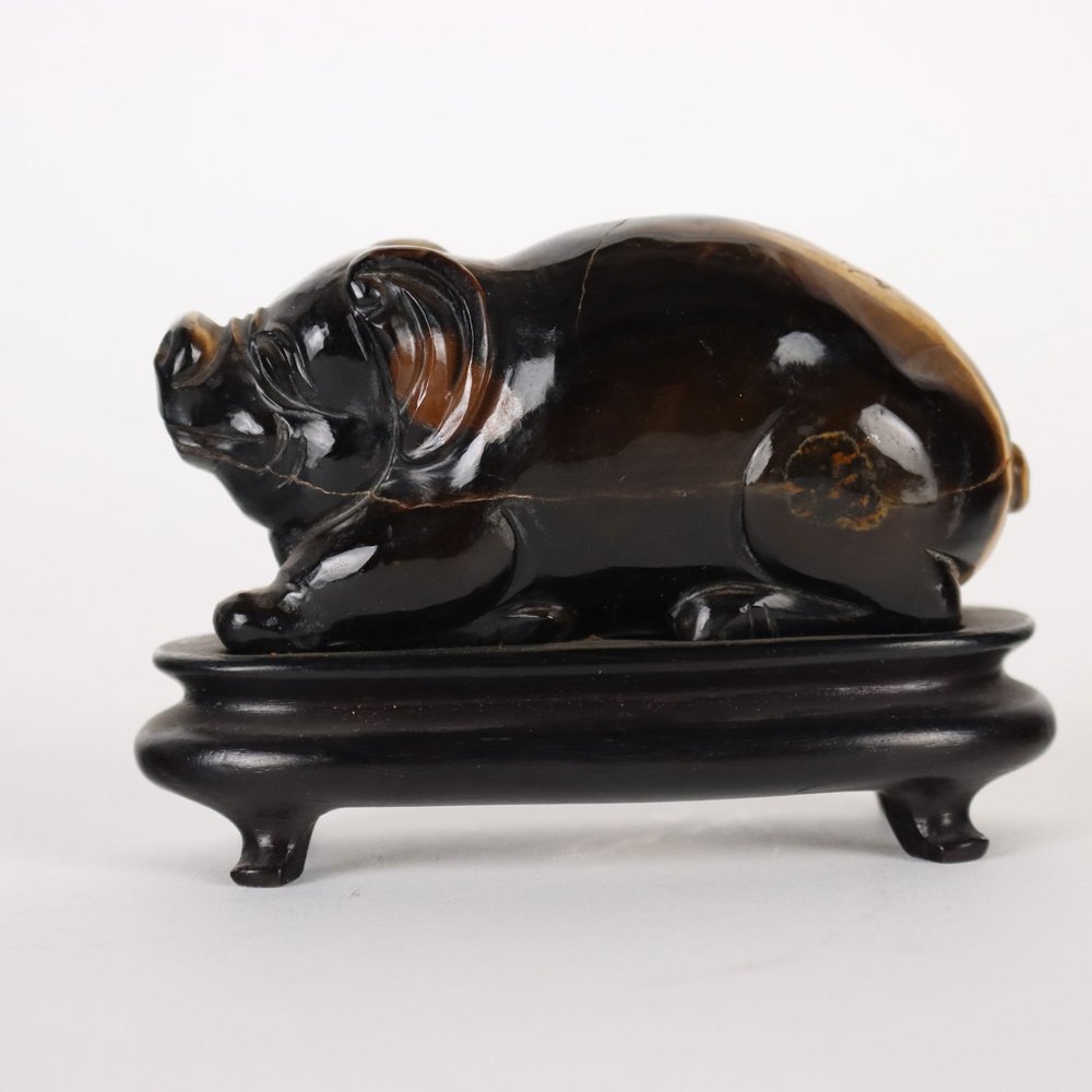 Pig in Stone, China, 20th Century for sale at Pamono