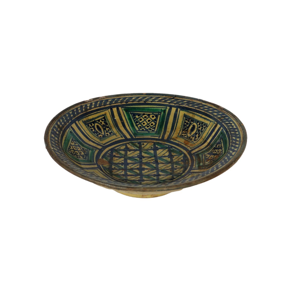 Ceramic Plate, Morocco, 19th Century for sale at Pamono