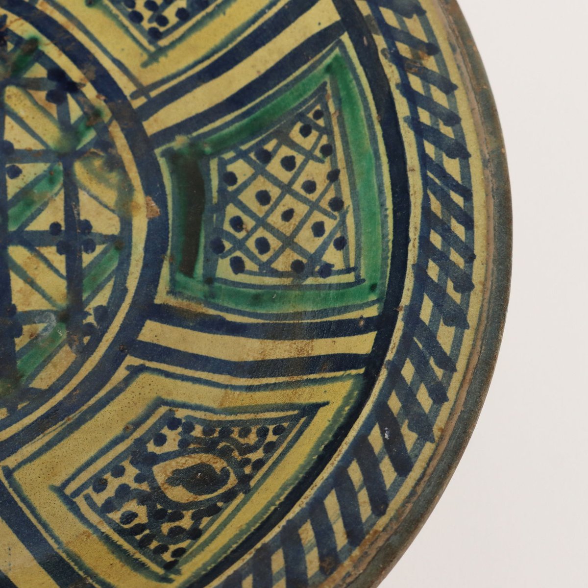 Ceramic Plate, Morocco, 19th Century for sale at Pamono