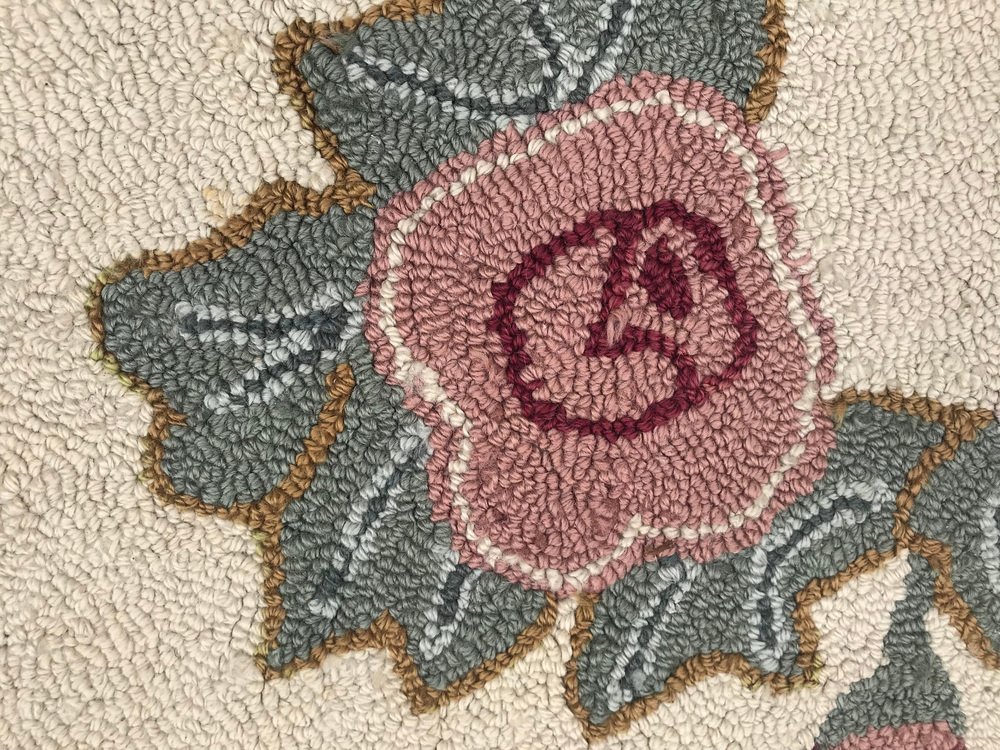 American Vintage Hook Rug, 1950s for sale at Pamono